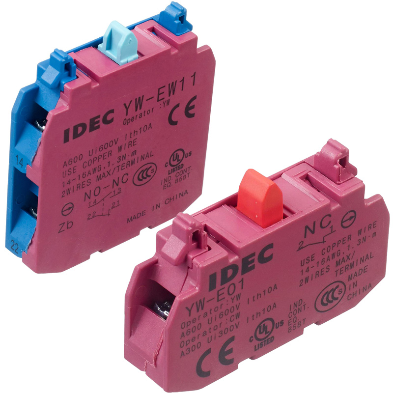 Khối tiếp điểm IDEC YW series YW-E10