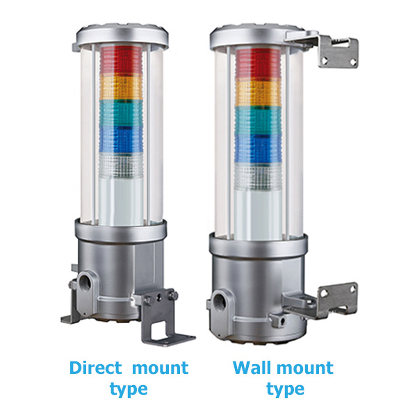 Flame/dust explsoion proof LED tower lights QLight QTEX series QTEX-2-24-RG