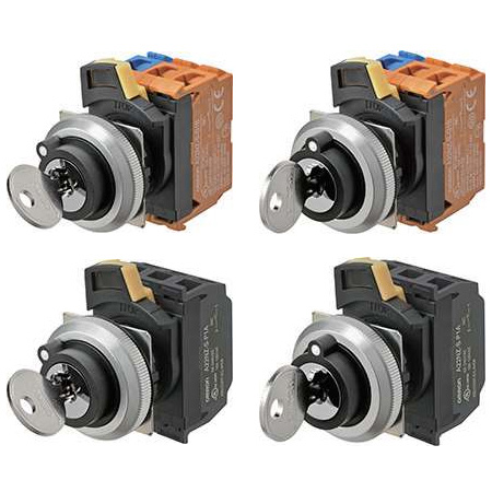 Key-type selector switches Omron A30NK series A30NK-3MB-01DA-G102