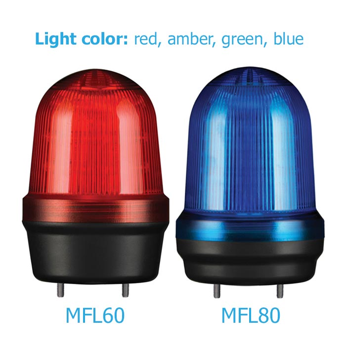 LED signal light with multiple light functions QLight MFL series MFL125 ...