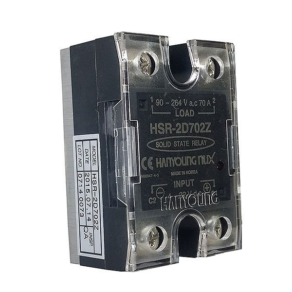 Single-phase solid state relay HANYOUNG HSR-2 series HSR-2A702R