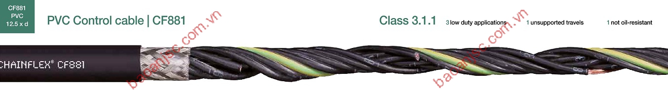 - IGUS PVC Control cable CF880 series - baoanjsc.com.vn